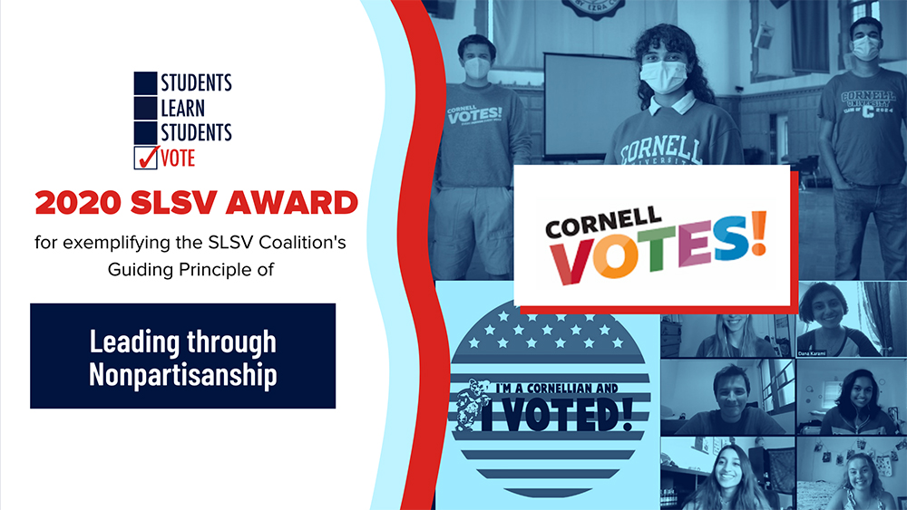 Cornell Votes Receives Students Learn Students Vote Award | Student ...